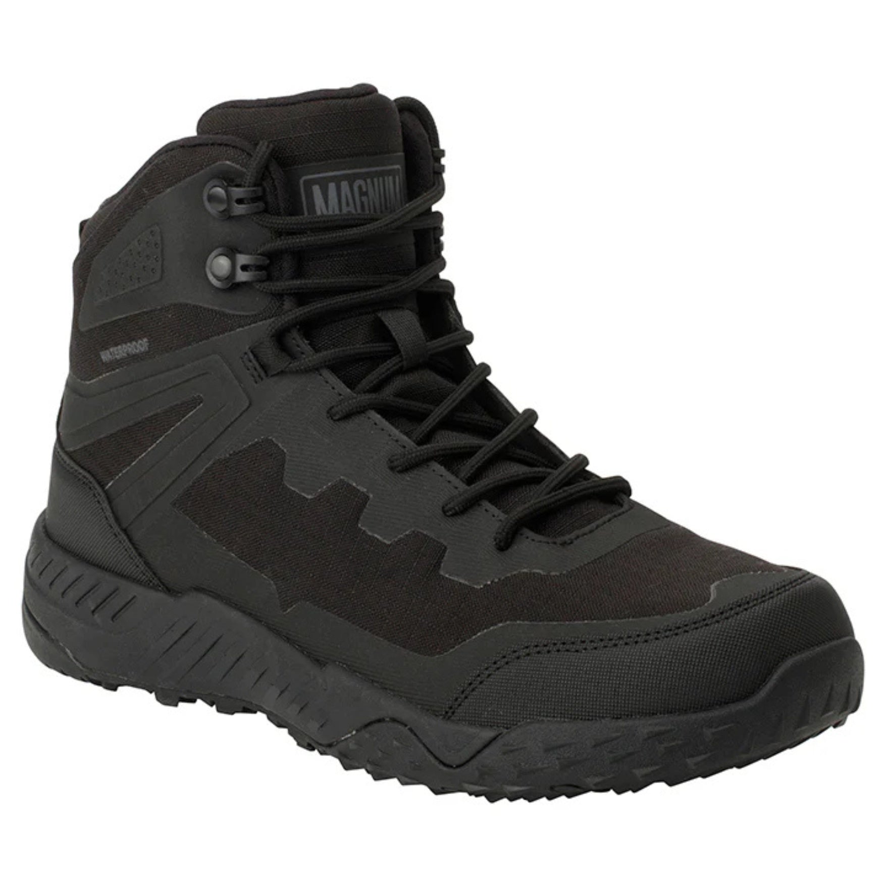 MAGNUM BOXER MID WATERPROOF BOOTS - BLACK – The Work Pit