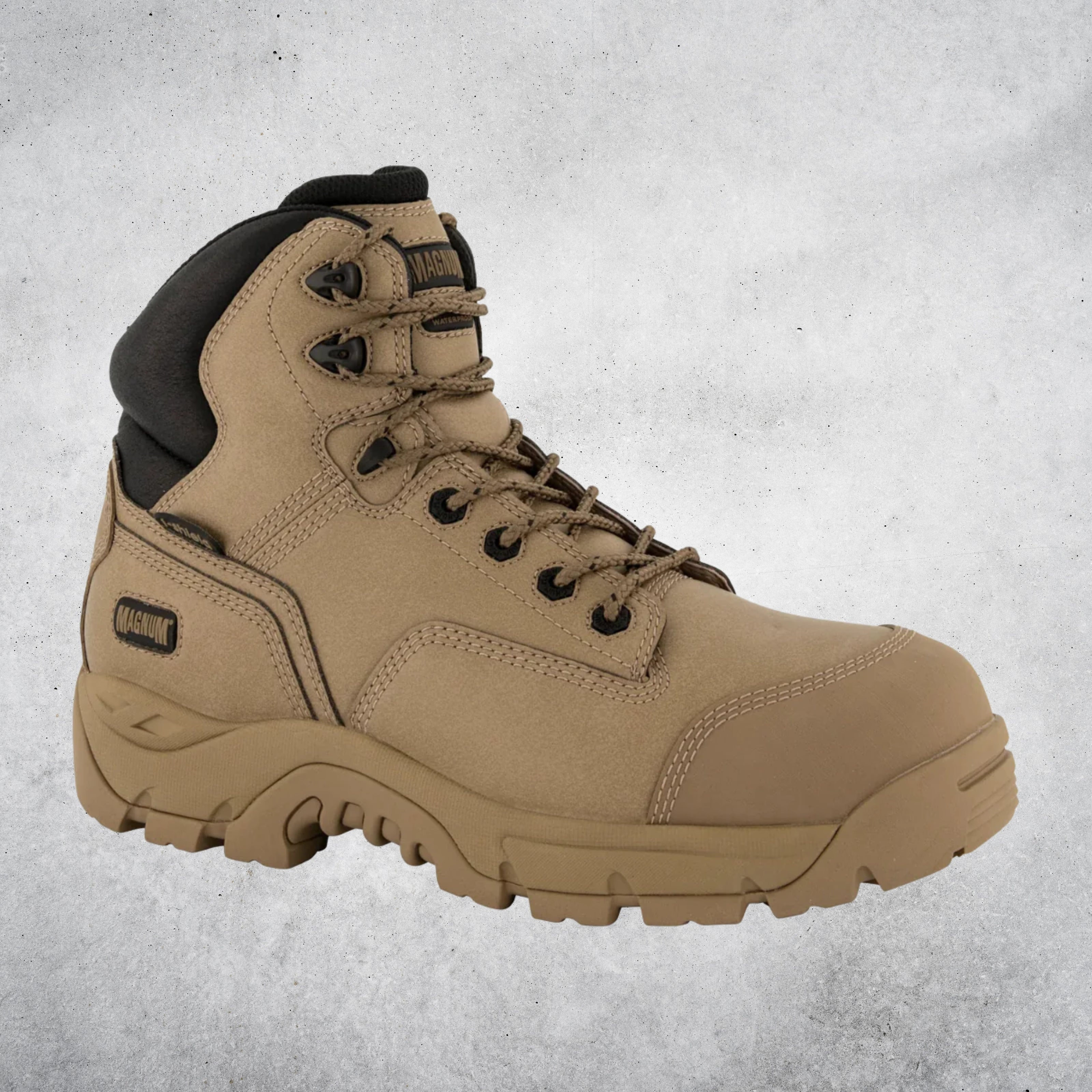MAGNUM PRECISION MAX SZ CT WATERPROOF WORK BOOTS - STONE – The Work Pit