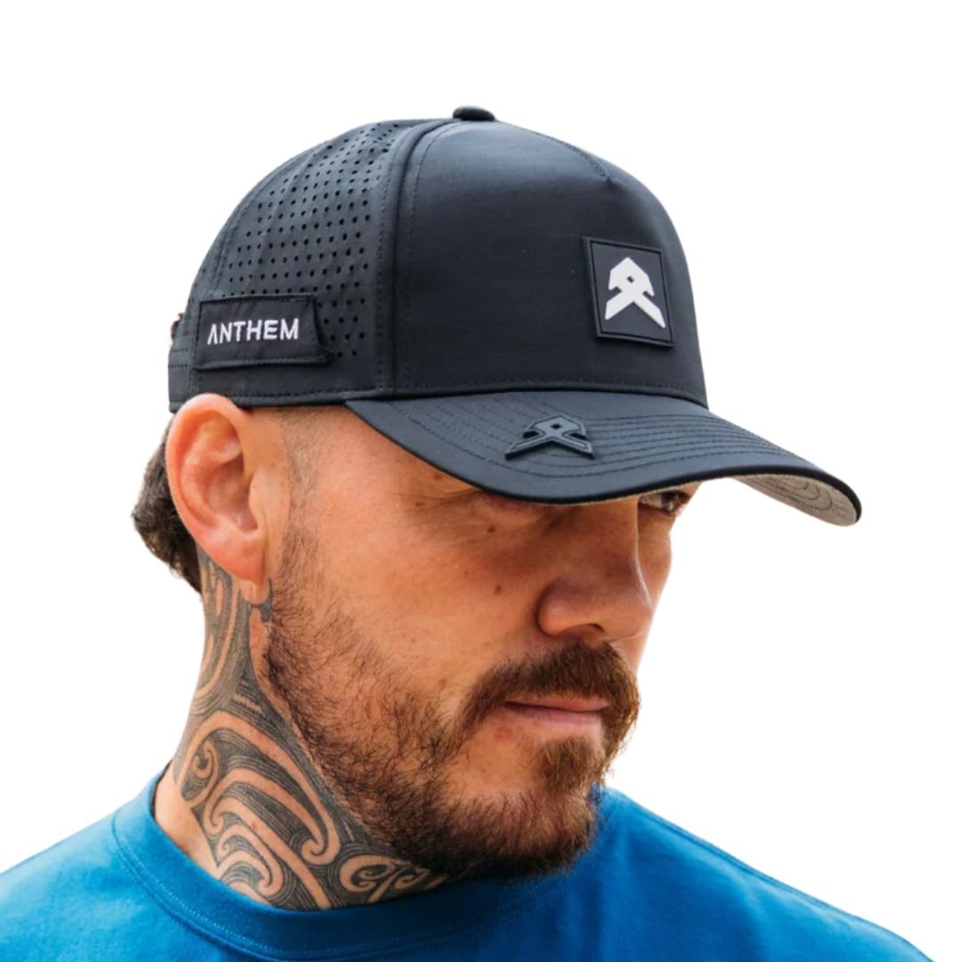 ANTHEM A FRAME PERFORMANCE WASHABLE HAT - BLACK – The Work Pit