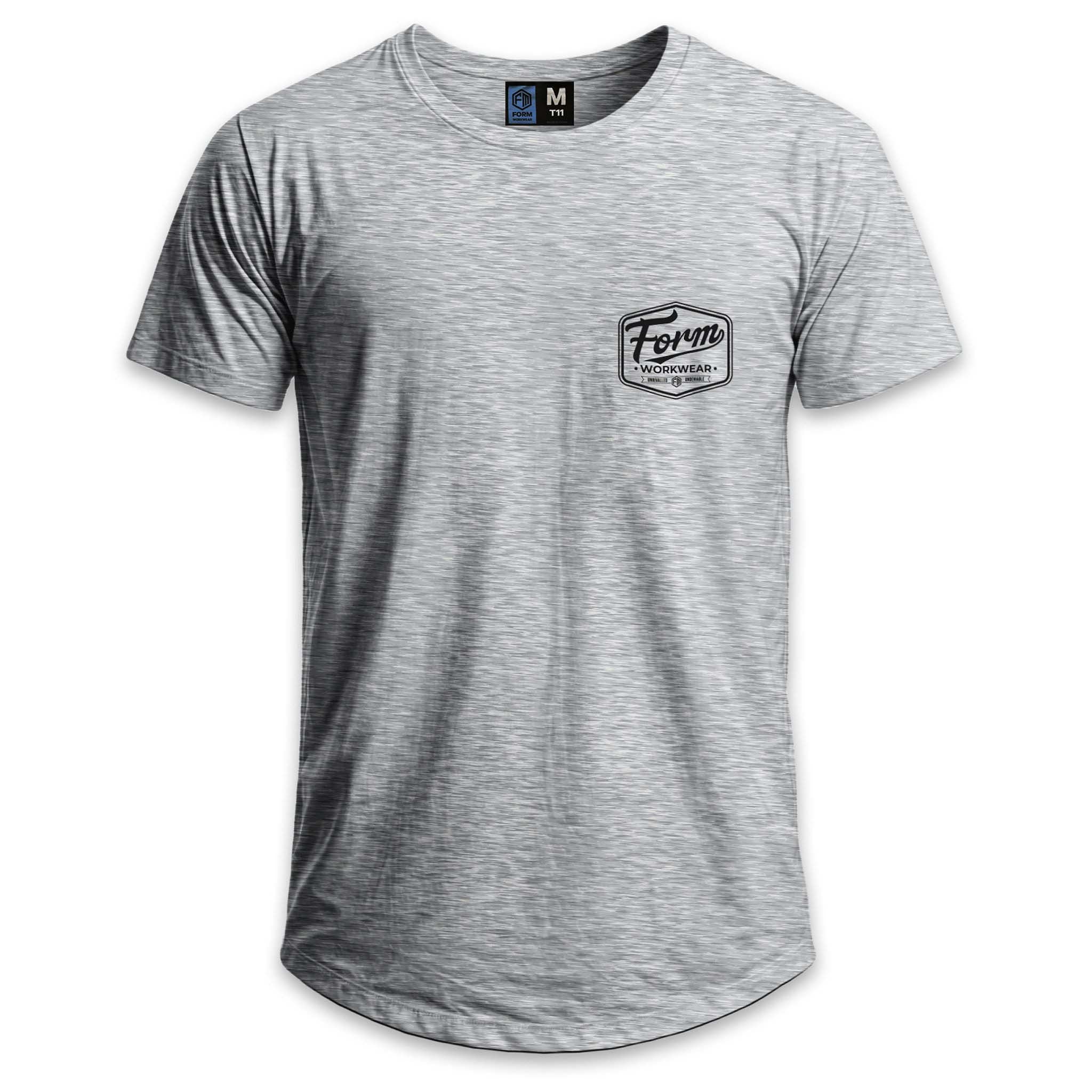 Form T11 | Work Tee - Grey Marle – The Work Pit