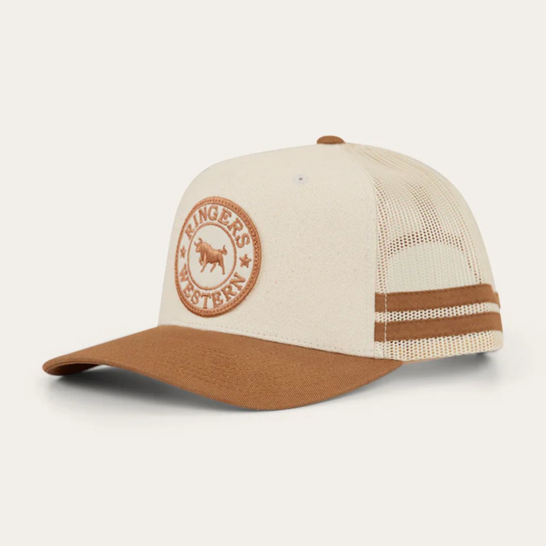 RINGERS WESTERN MCCOY TRUCKER CAP - BEIGE/CLAY – The Work Pit