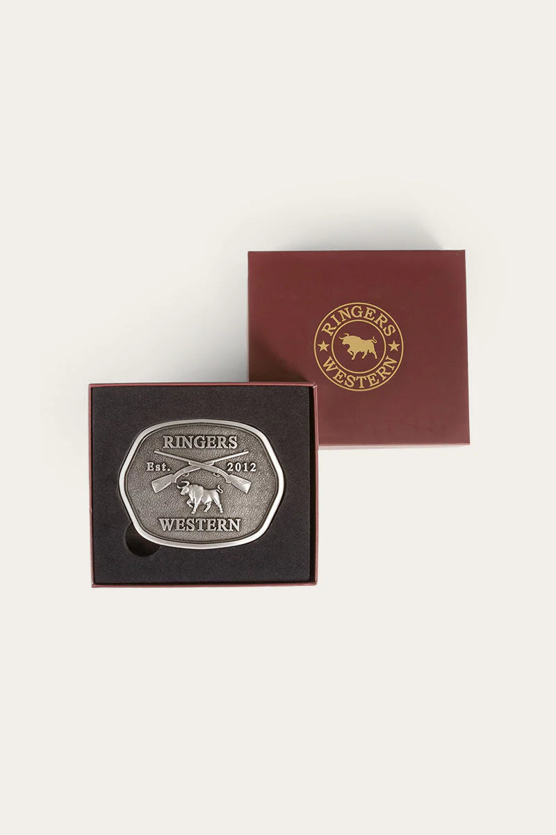 Bandit Belt Buckle - Silver – The Work Pit