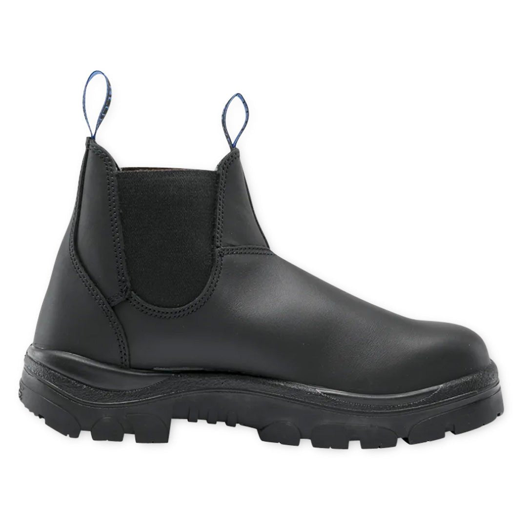 STEEL BLUE HOBART ELASTIC SIDE BOOTS BLACK – The Work Pit