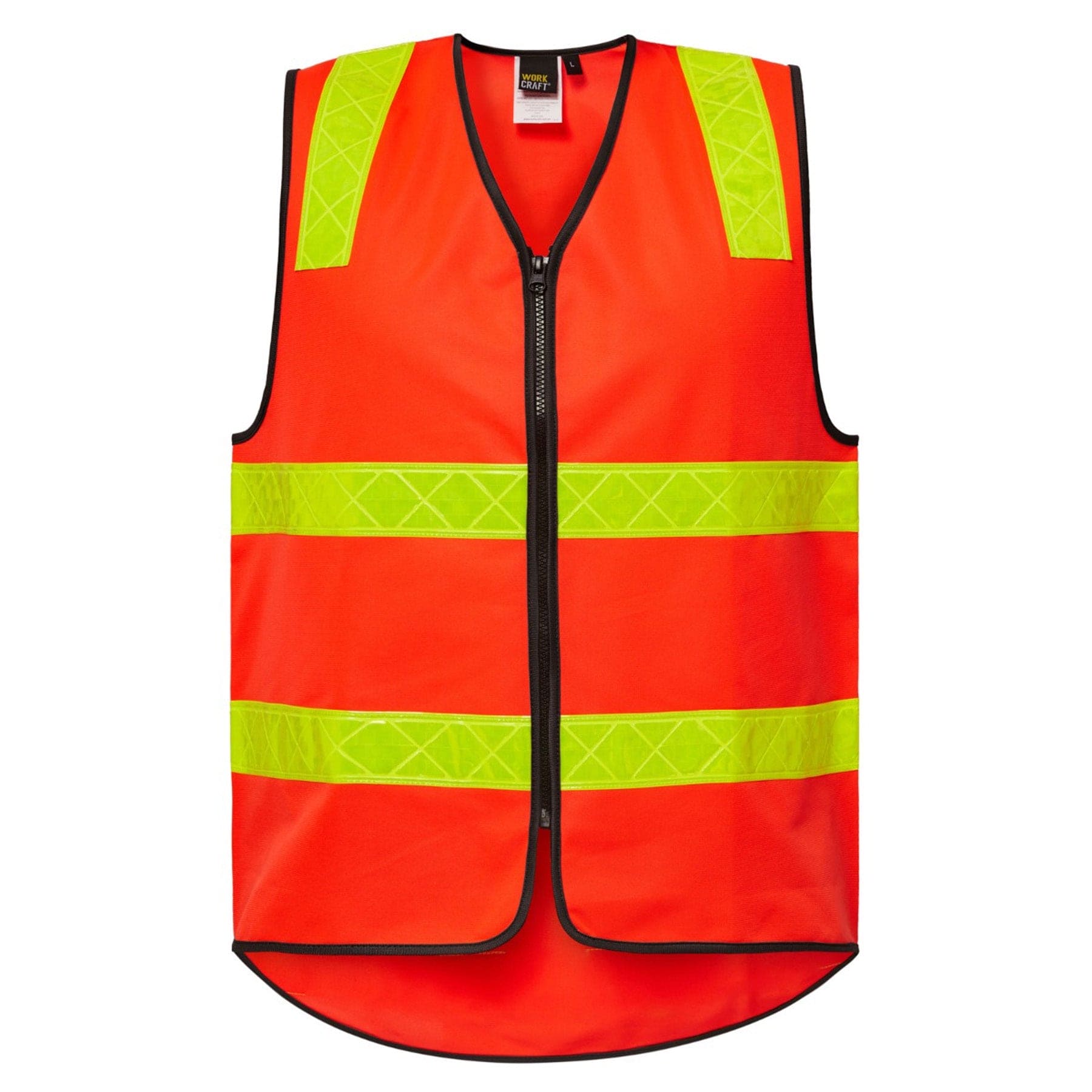 WORKCRAFT VIC ROADS ZIP SAFETY VEST – The Work Pit